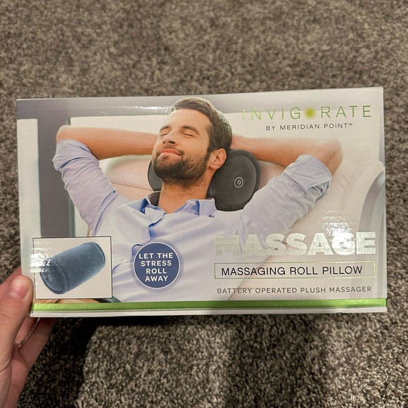 Invigorate | Bedding | Massaging Roll Pillow | Poshmark